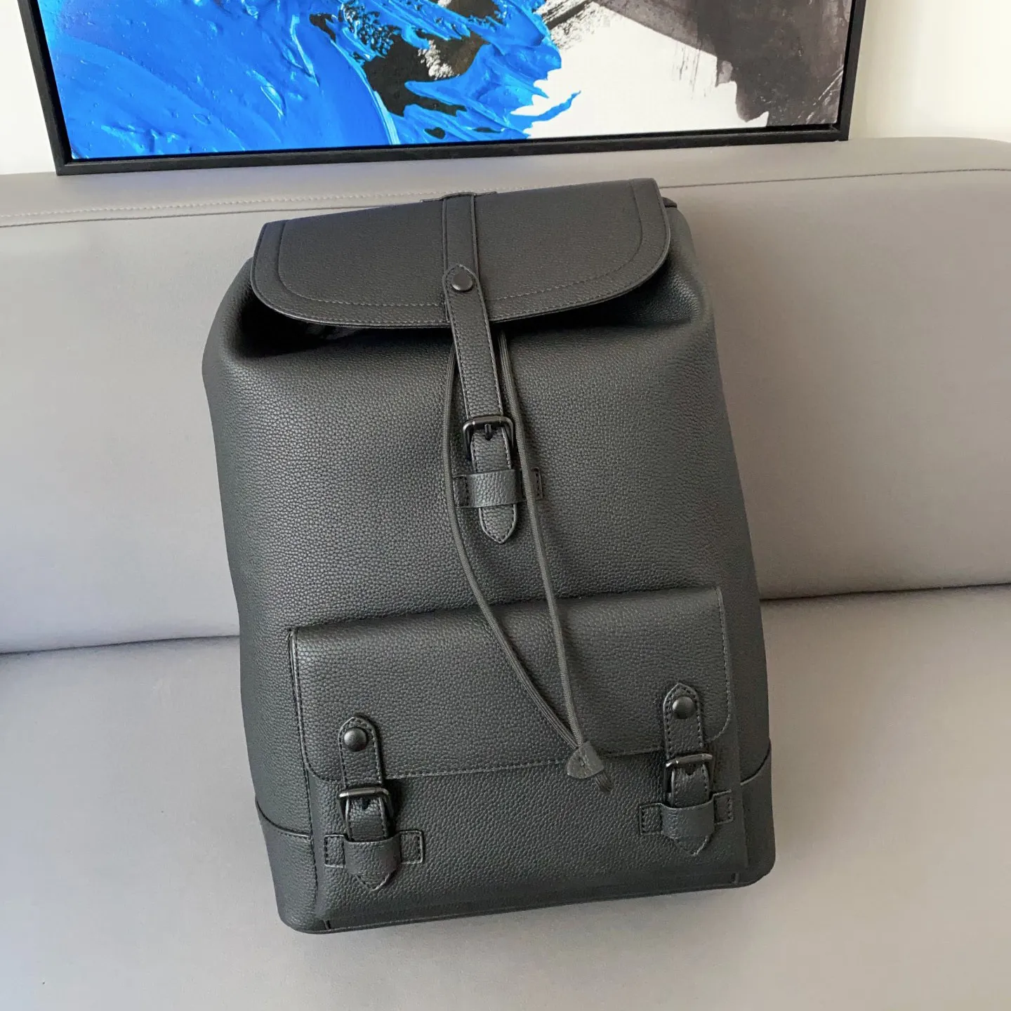 DHgate.com:Luxury Leather Mens Backpack: Versatile Travel, Laptop, and ...