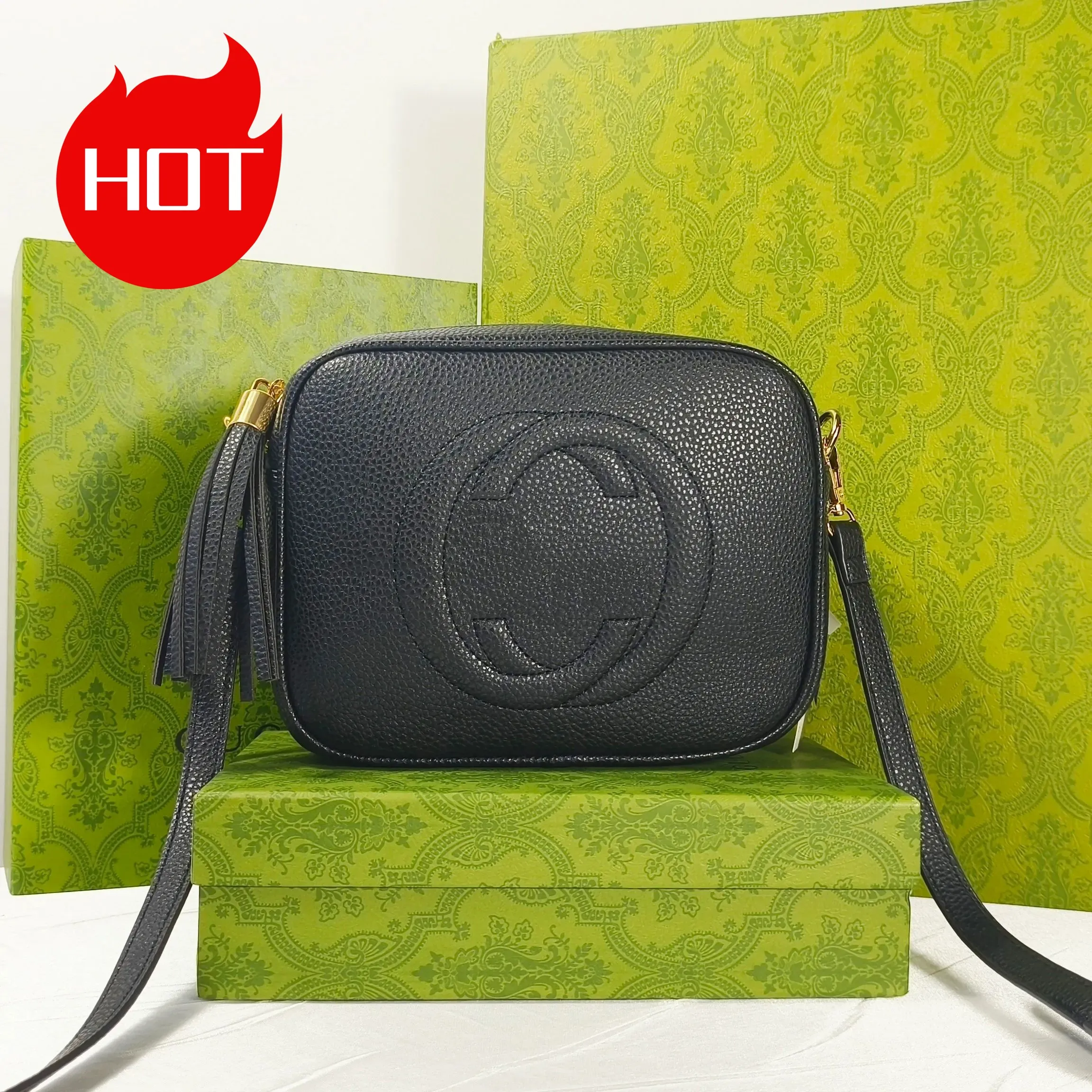 Designer Bag Women's Shoulder Bags Leather Messenger Tassel Soho Disco ...