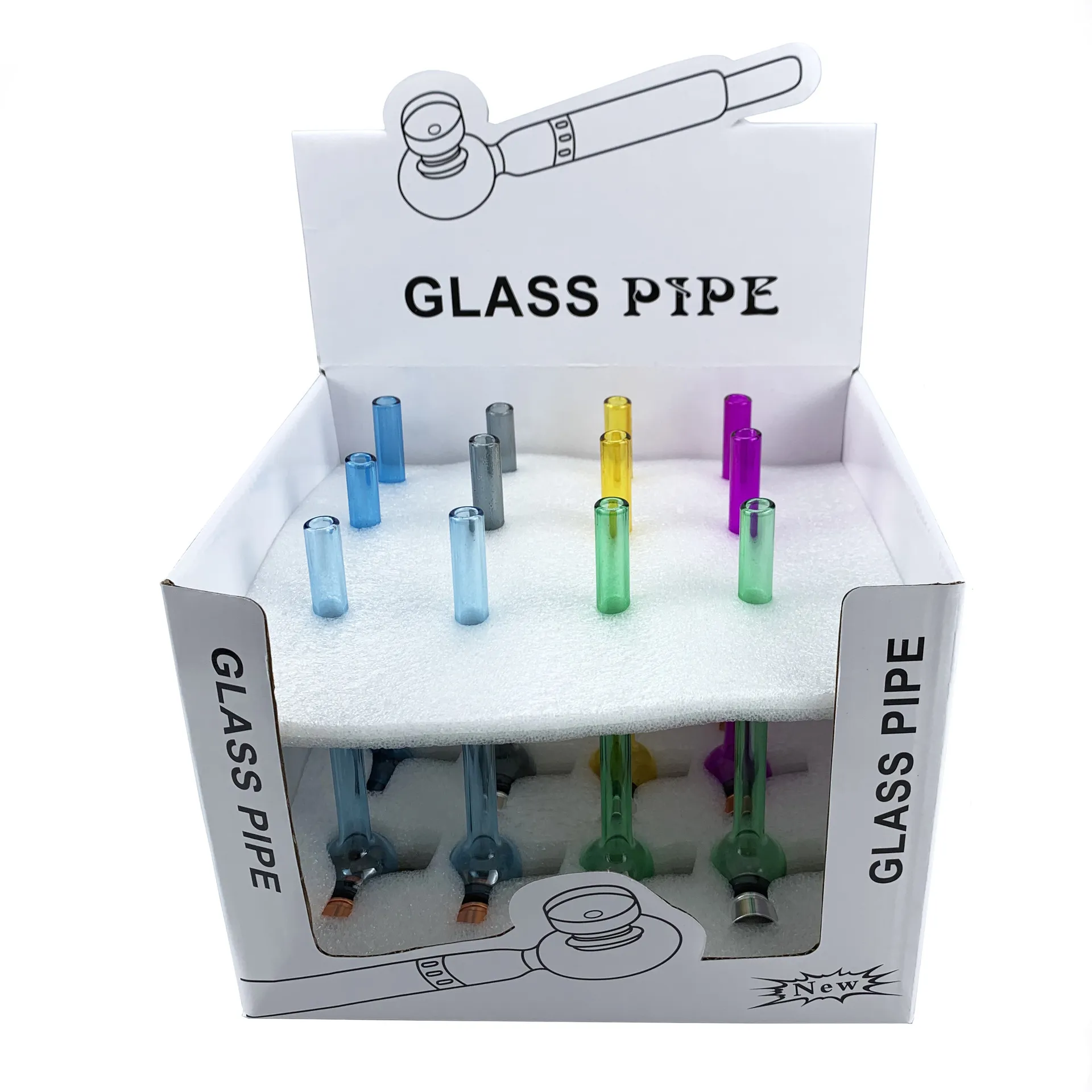 Glass Pipe With Filter Pipe Dismantle Metal Smoking Accessories Small ...