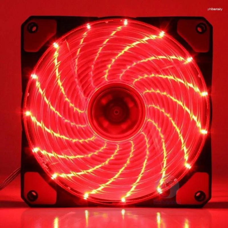 Intelligent 12cm LED PWM Cooler Fan Price With Temperature Control And ...