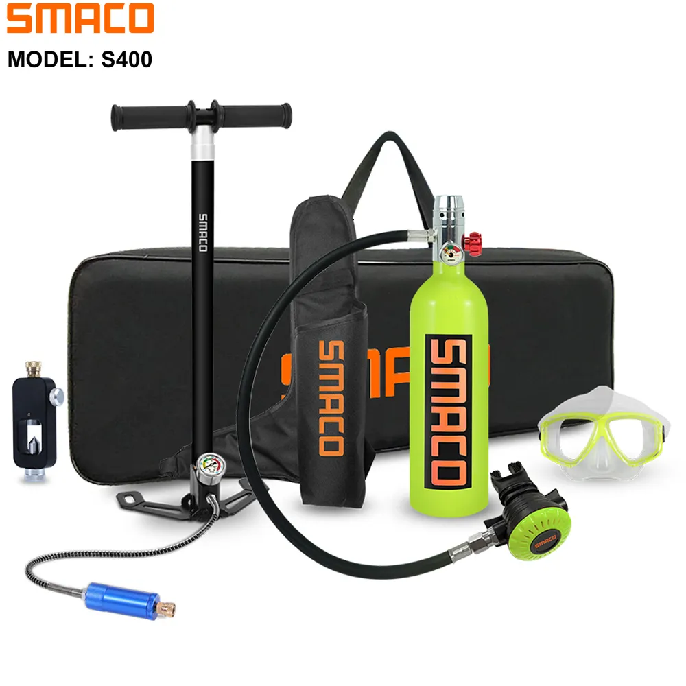 Professional Snorkel Set: Mini Scuba Tank Oxygen Cylinder For Diving ...