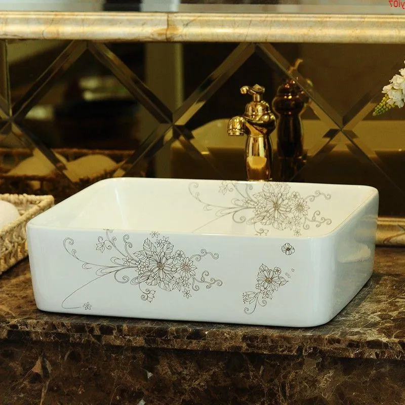 Artisan Crafted Ceramic Bathroom Sink - Handmade Artistic Wash Basin ...