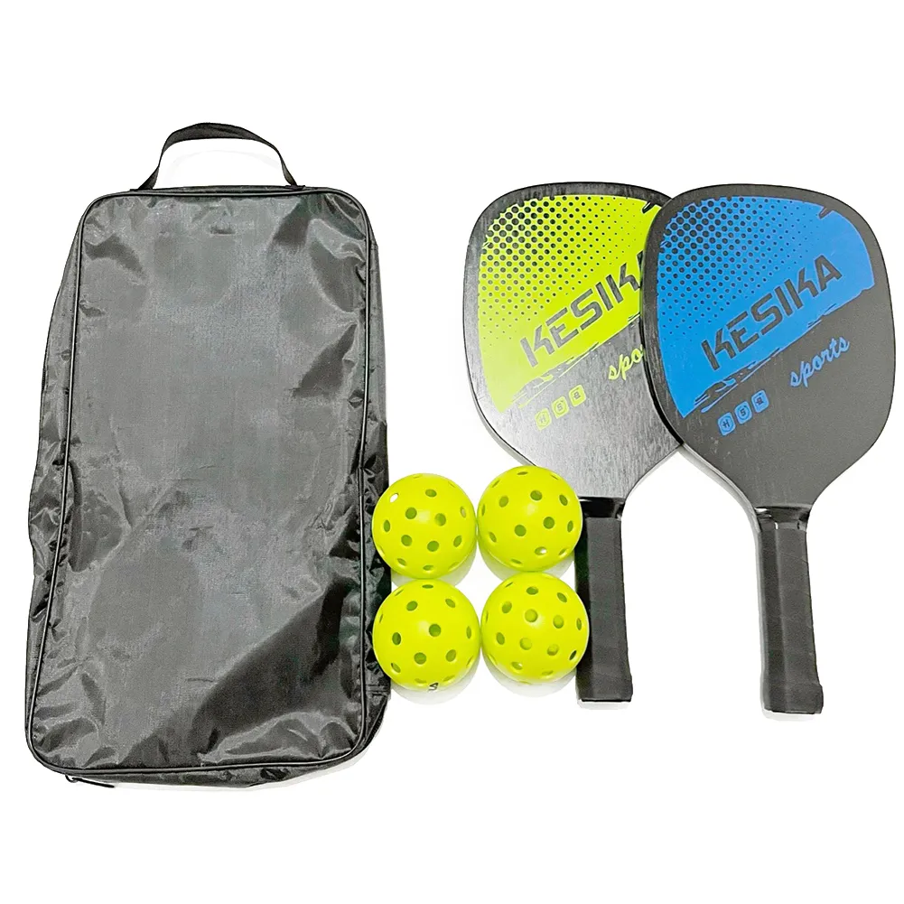 Squash and Pickleball Racket Set Combination: 2 Rackets, 4 Balls ...