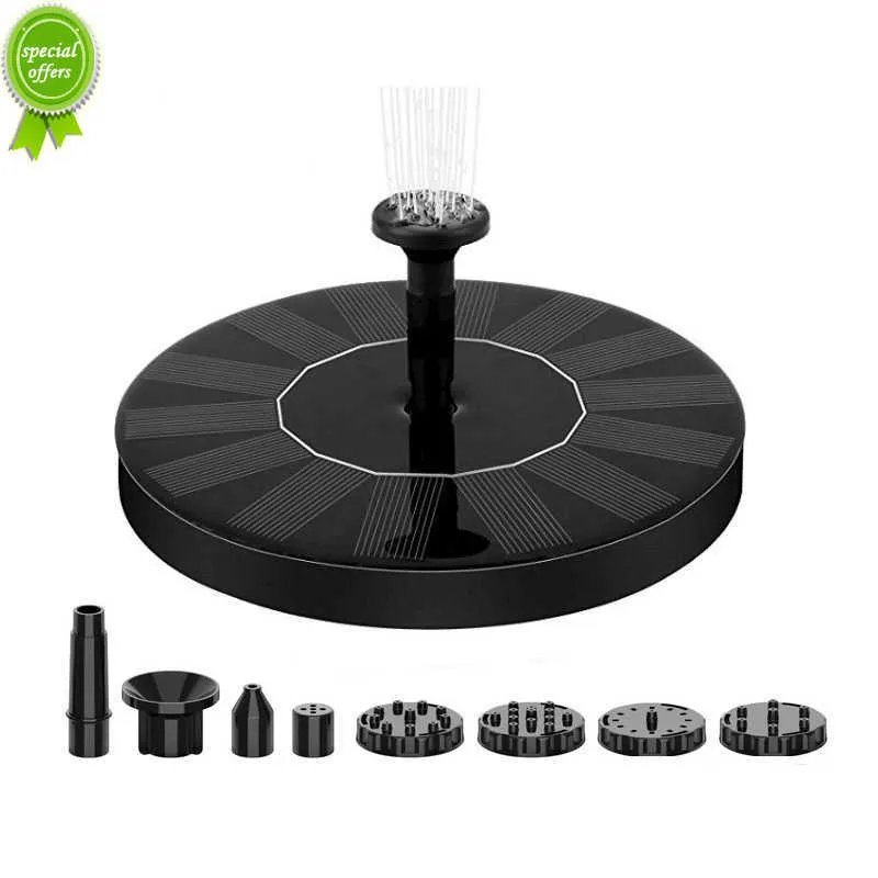 Solar Powered Fountain, Mini Water Fountain For Outdoor Bird Bath, Pond ...
