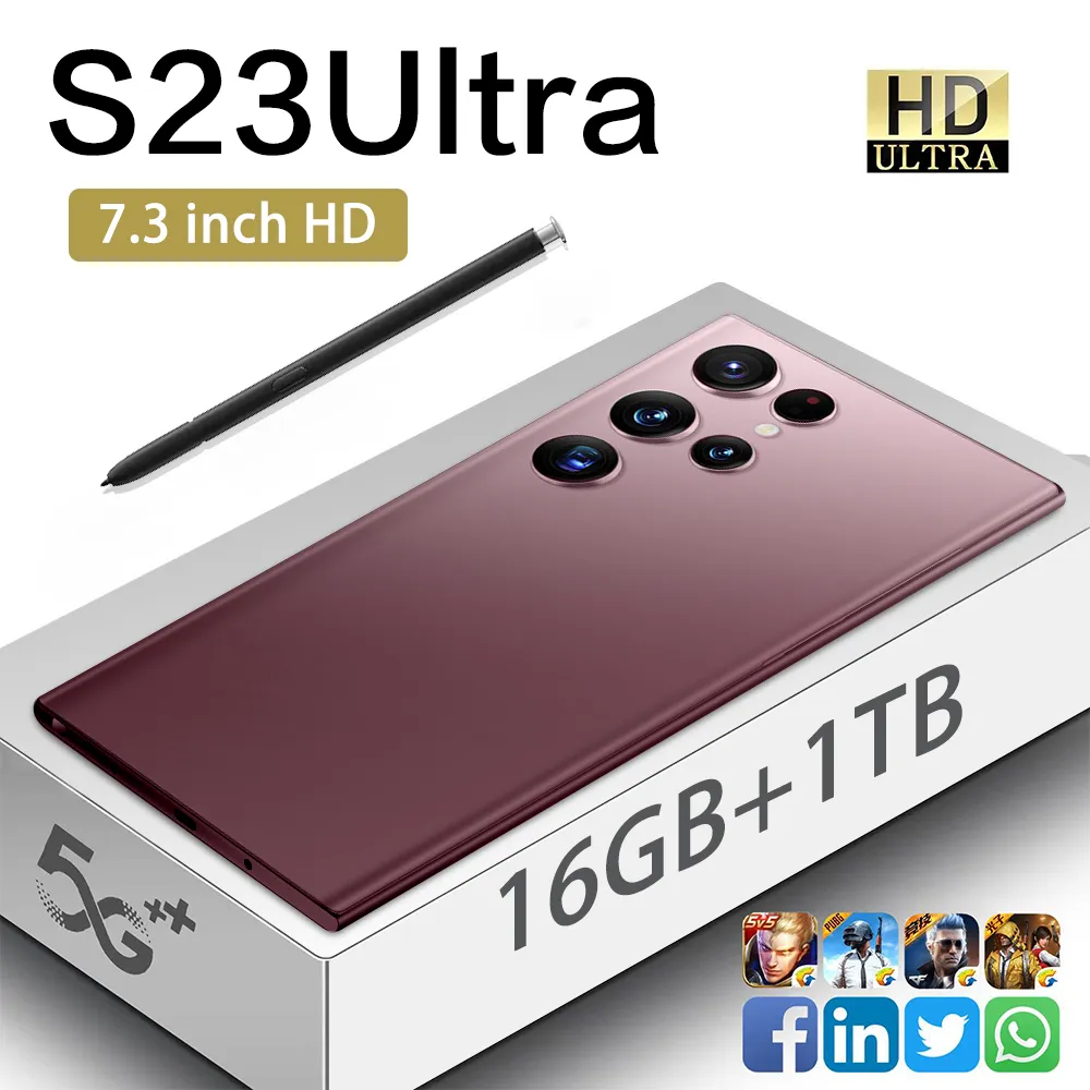 DHgate.com:Sansug S22 S23 Ultra-Fast 5G Network 8/16GB 1TB Storage High-Definition Screen ...