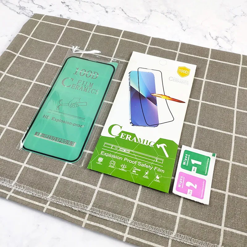 Nano Explosion Proof HD Clear Ceramics Screen Protector Film Protective ...