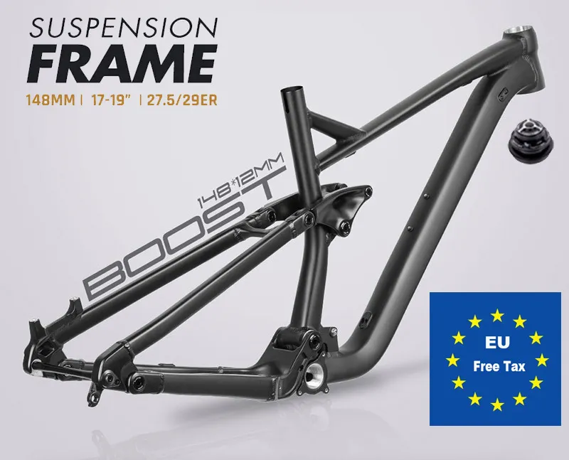 Aluminium Alloy Full Suspension Frame Boost For 4x4 Truck, Bicycle, MTB ...