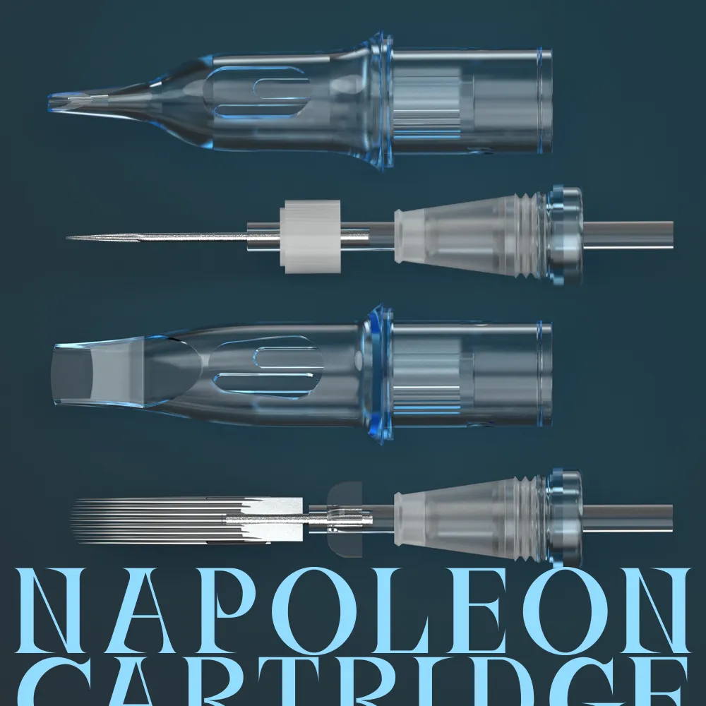 Kintattoo Napoleon Tattoo Cartridge #10 #12 Disposable Weaved Magnum ...