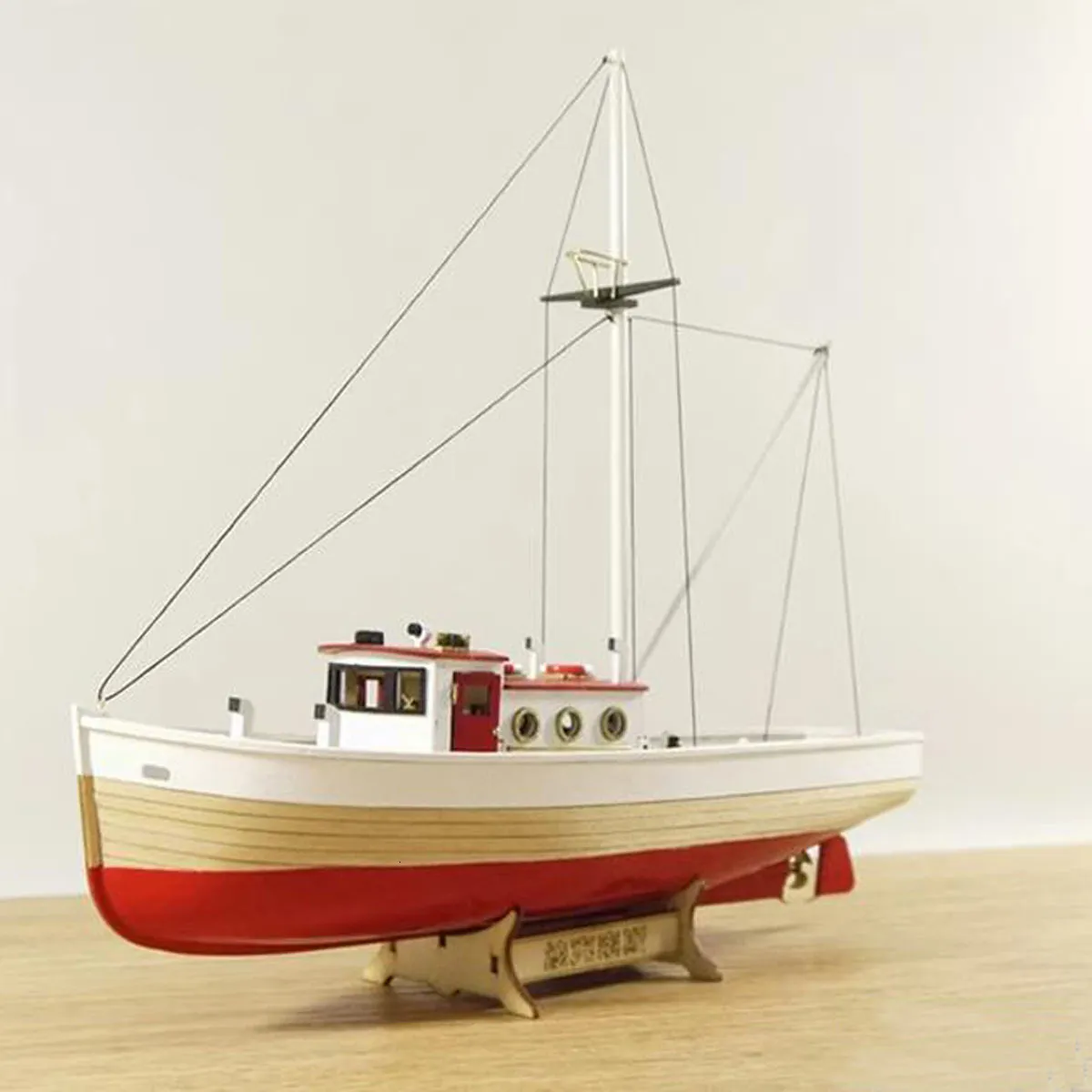 Wooden Sailboat Model Kits, Beginner Ship Model Kit, Scale 1:66 Naxox ...