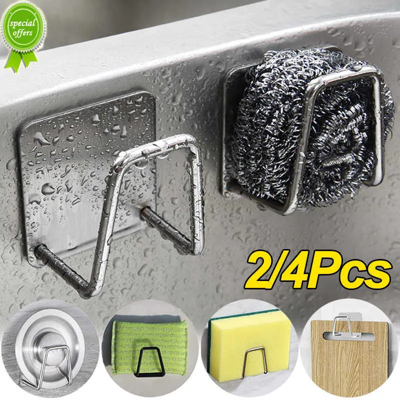 DHgate.com:Stainless Steel Kitchen Sink Sponge Holder, Self-Adhesive ...
