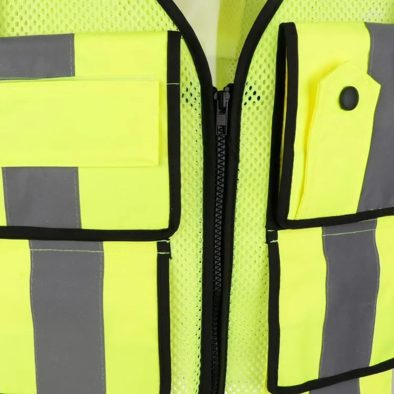 DHgate.com:Reflective Mesh Motorcycle Safety Vest With Front Zipper for ...