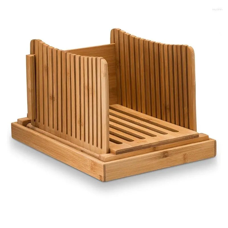 DHgate.com:Multipurpose Foldable Bamboo Bread Slicer Cutting Board ...