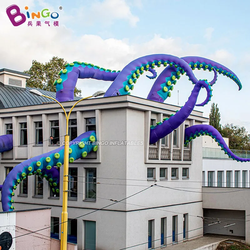 DHgate.com:Purple Octopus Tentacle Inflatable Playhouse: Swings, 3-7M ...