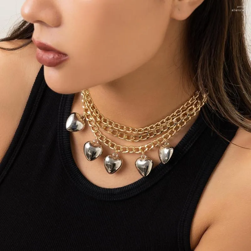DHgate.com:Europe and US Sweetheart Necklace - Heart Pendant Collarbone ...