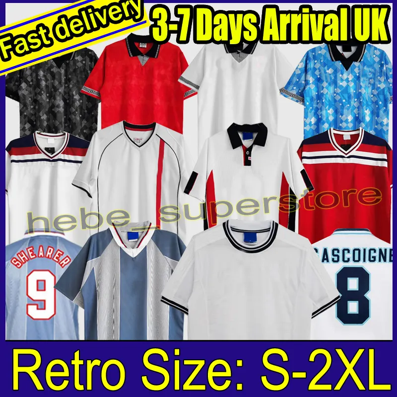 Englands Vintage Soccer Shirts Retro Football Shirt With BECKHAM ...
