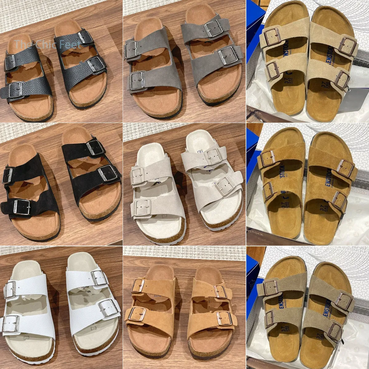 Bulk Corium Arizona Soft Footbed Sandals Classic Casual Beach Slippers ...