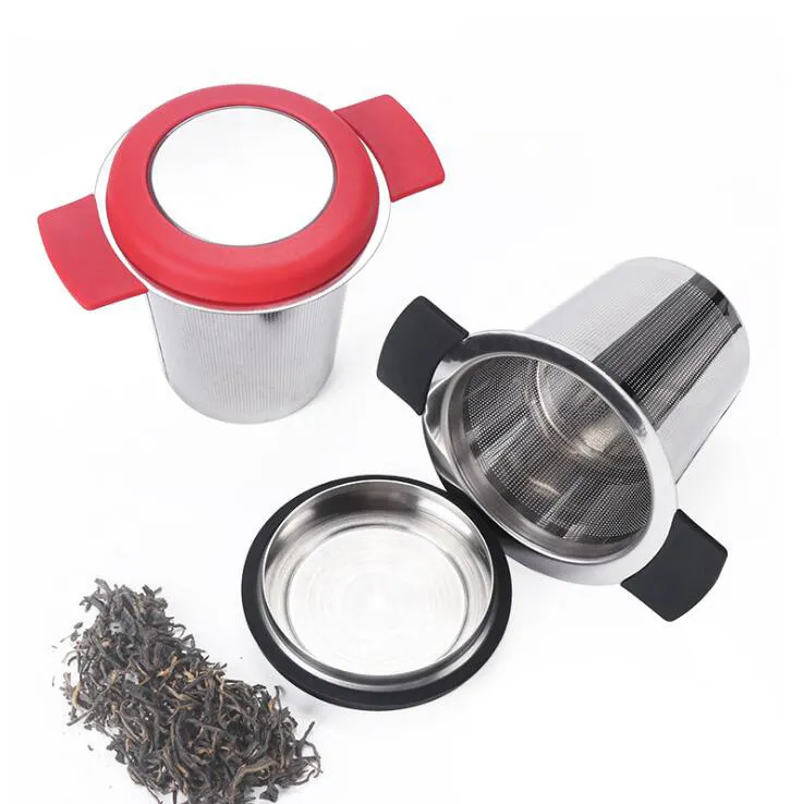 DHgate.com:Premium Stainless Steel Tea Infuser with Handle and Lid ...