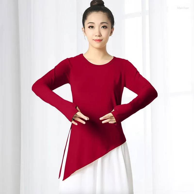 Modal Top Stage Dance Wear For Girls: D0804 Dance Practice Blouse With ...
