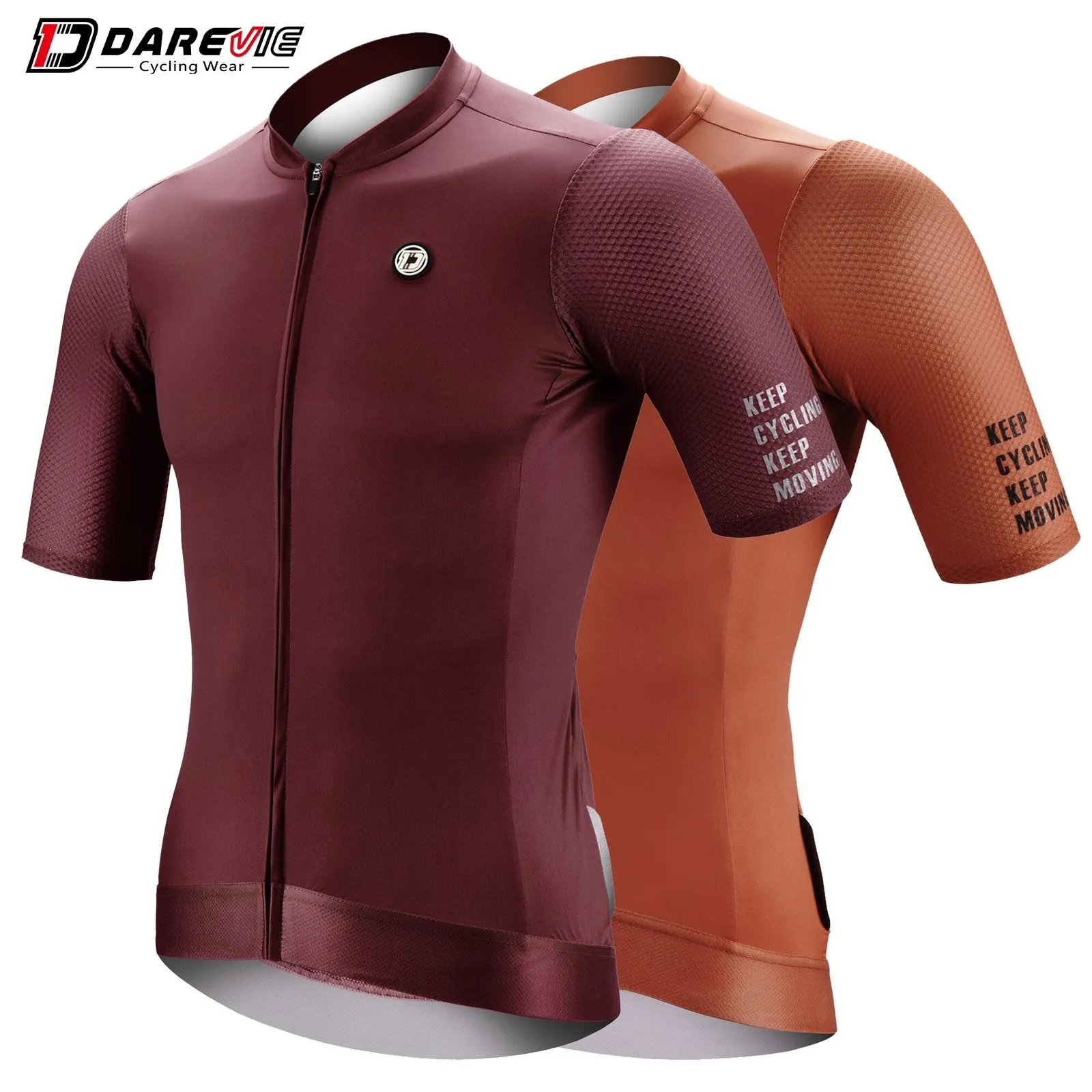 Breathable Cycling Jersey - Women's & Men's Bike Shirt, SPF 50, High ...