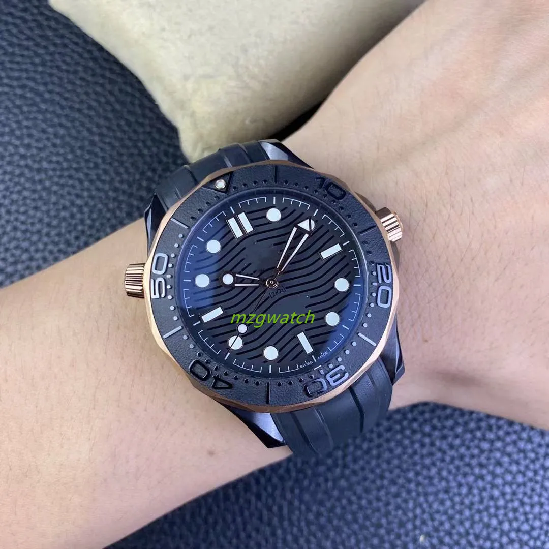 VSF 8806 Diving Watch With Mechanical Movement, Rose Gold Ceramic Case ...