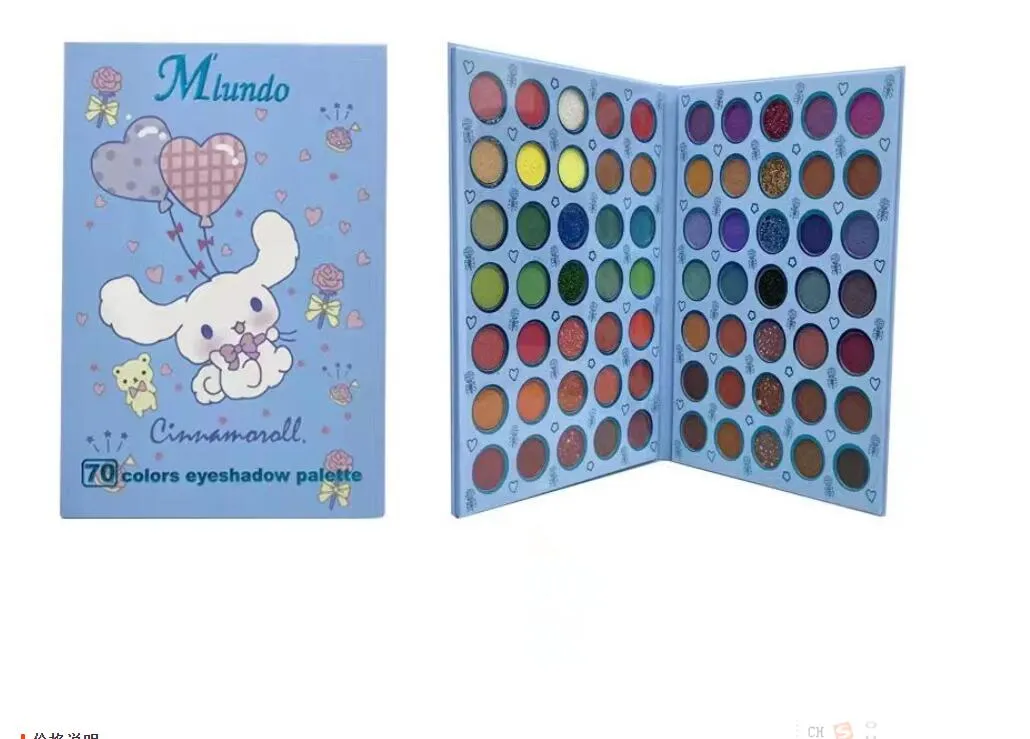 DHgate.com:Exquisite Cinnamoroll Kuromi Eyeshadow Palette - Multicolor ...