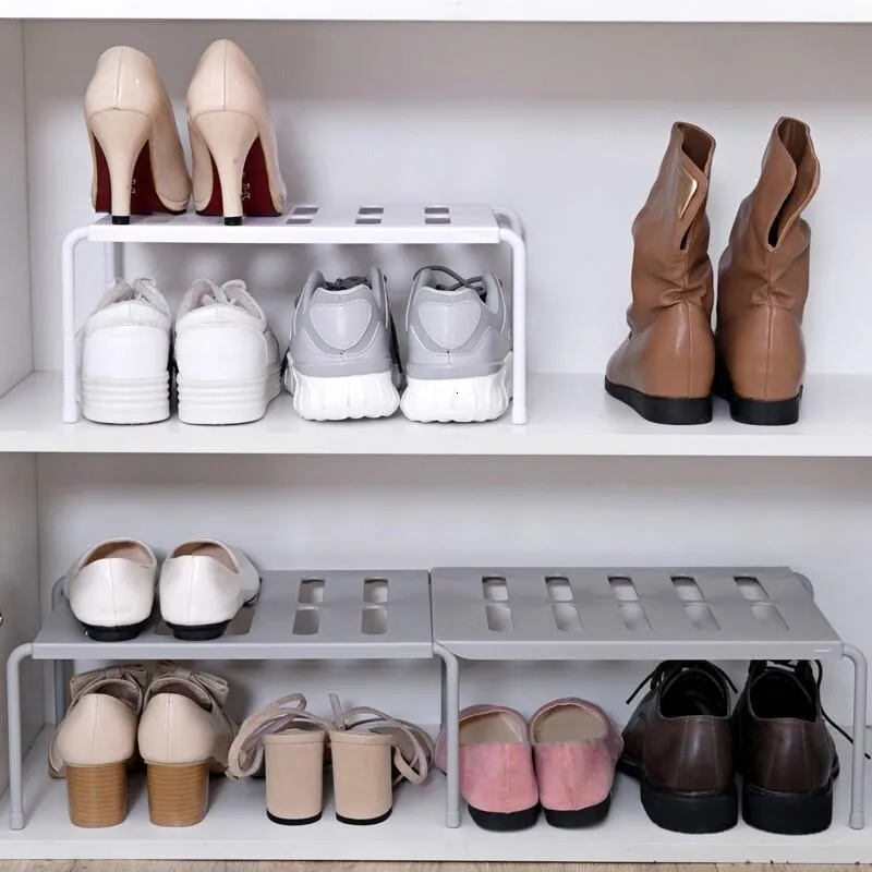 DHgate.com:Stackable Shoe Storage Boxes - Layered Plastic Shoe Rack ...