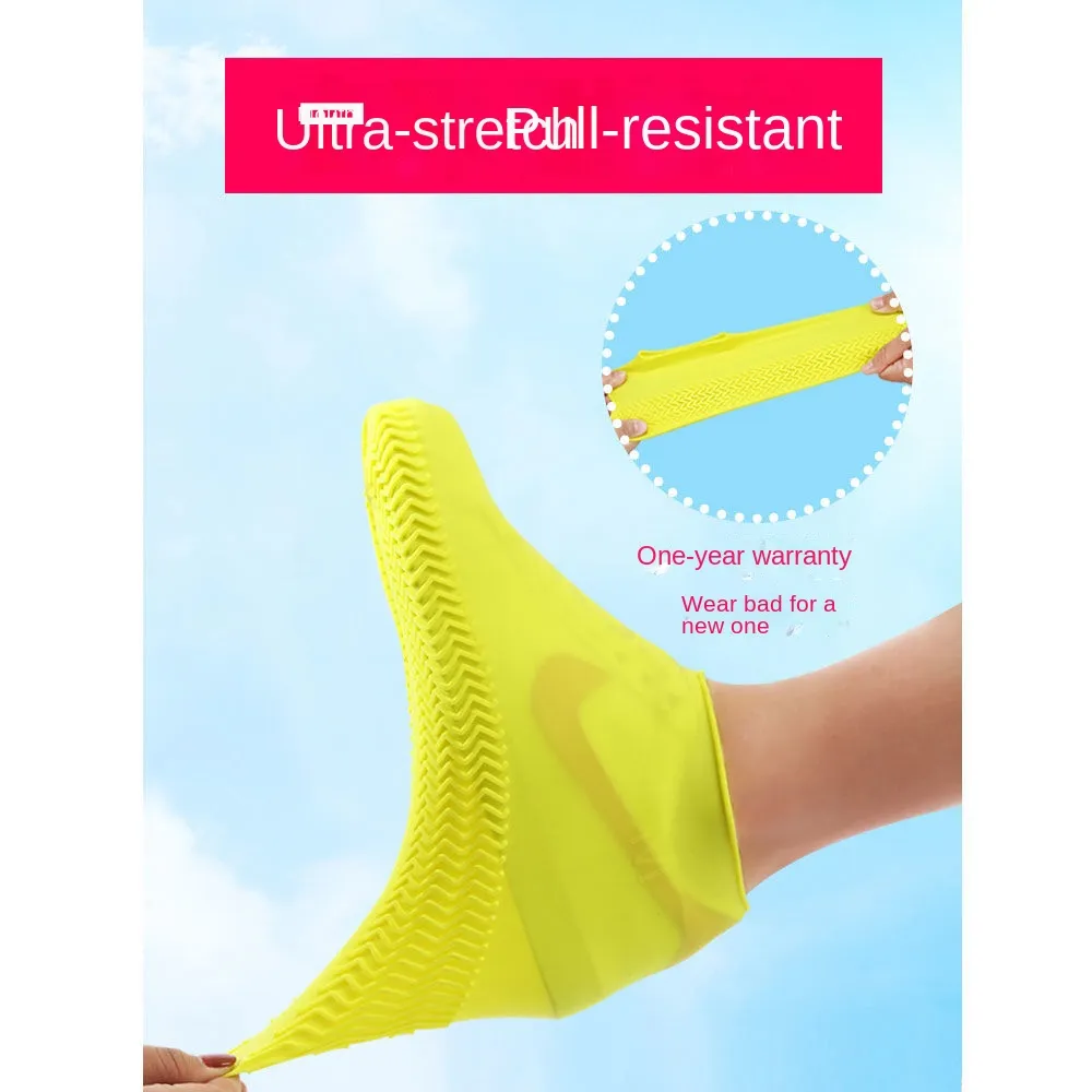 Kids' Silicone Rain Boot Covers - Waterproof, Non-Slip, High Tube ...