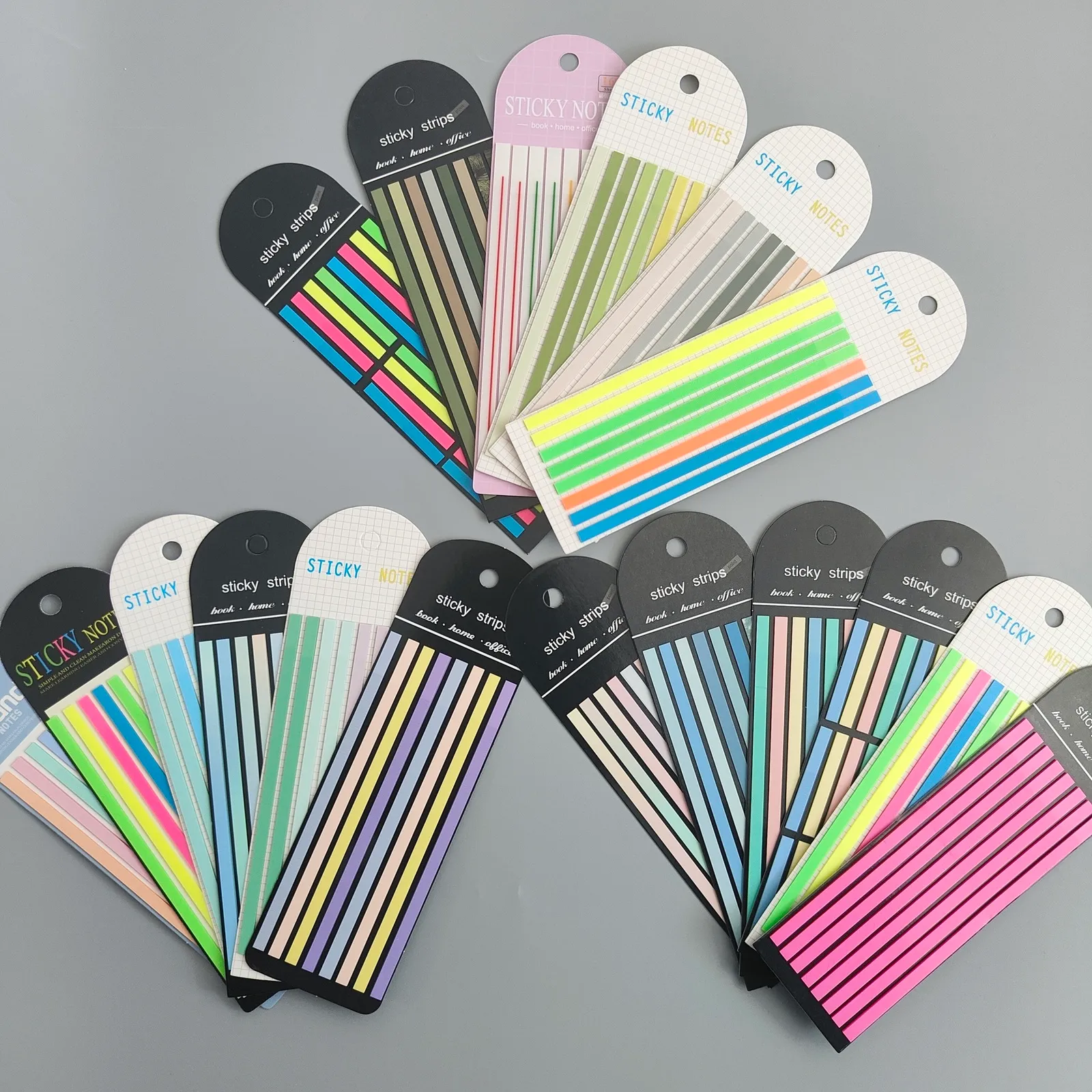 DHgate.com:18 Packs Transparent Sticky Notes, Self-Adhesive Reading ...