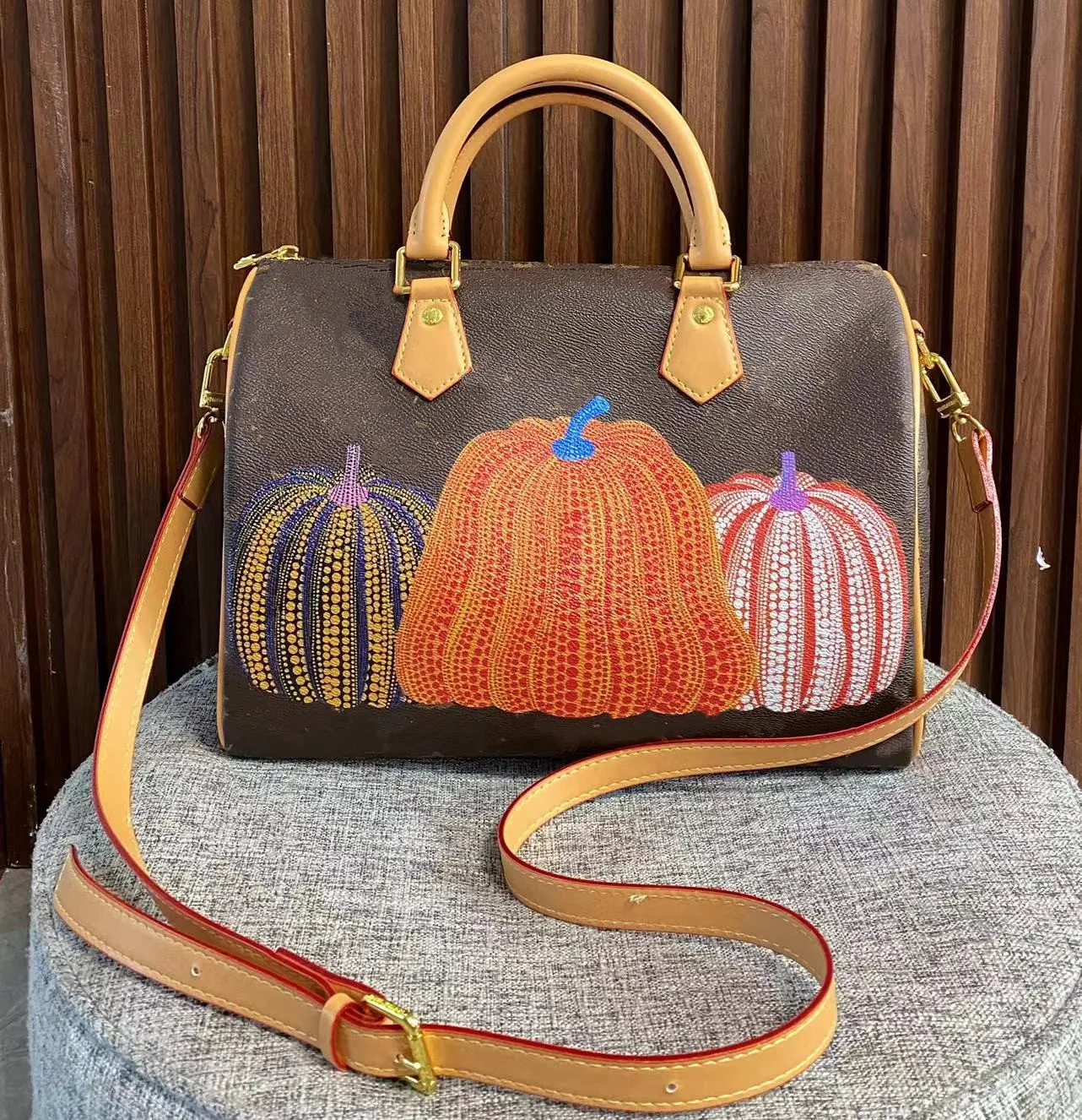 Designer Tote Bag Small to Medium PU Pillow Shape Handbag with Zipper ...