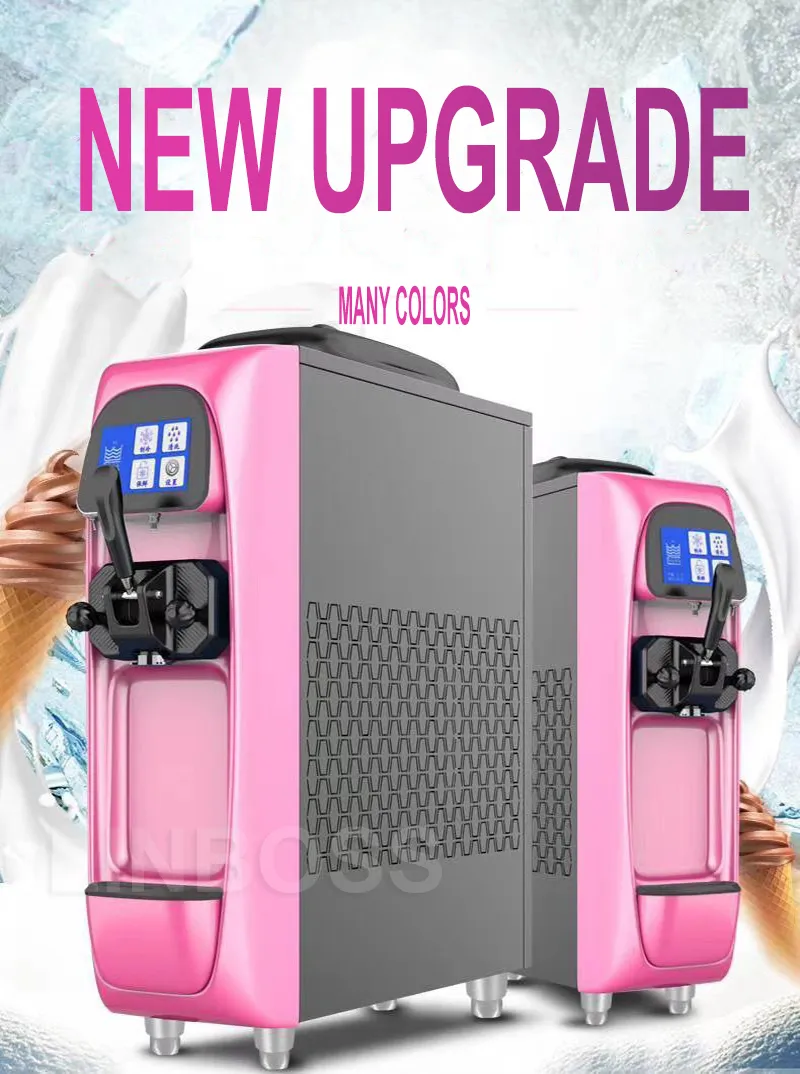 Childrens Ice Cream Maker Mini Automatic Fruit Ice Cream Machine For ...