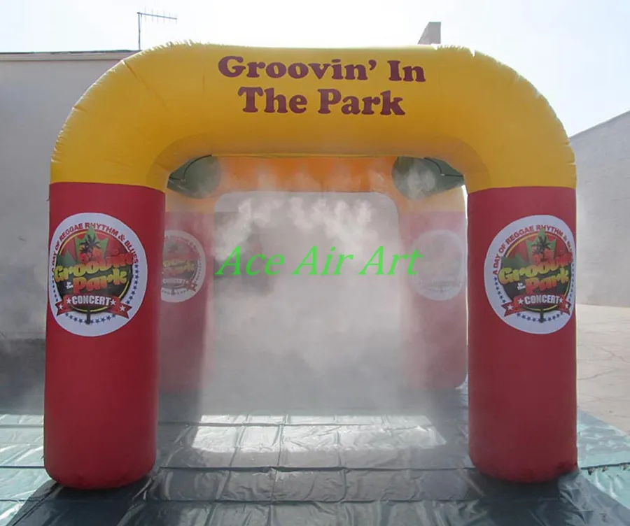 DHgate.com:Newest Style Inflatable Party Arch Tent Inflatable Misting ...