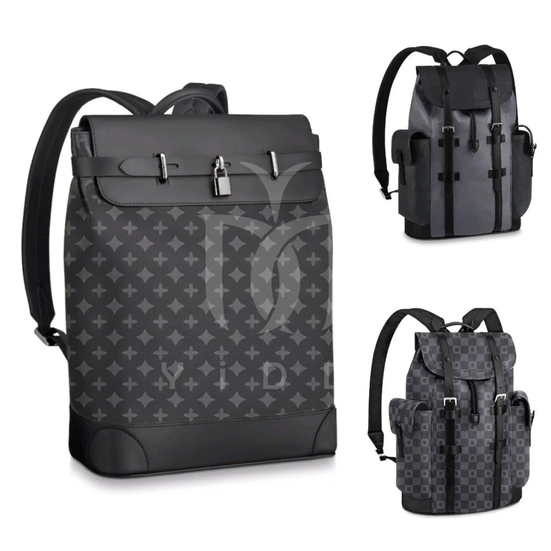 Elite Leather Backpack For Men Large Hard Satchel With Lock, Interior ...
