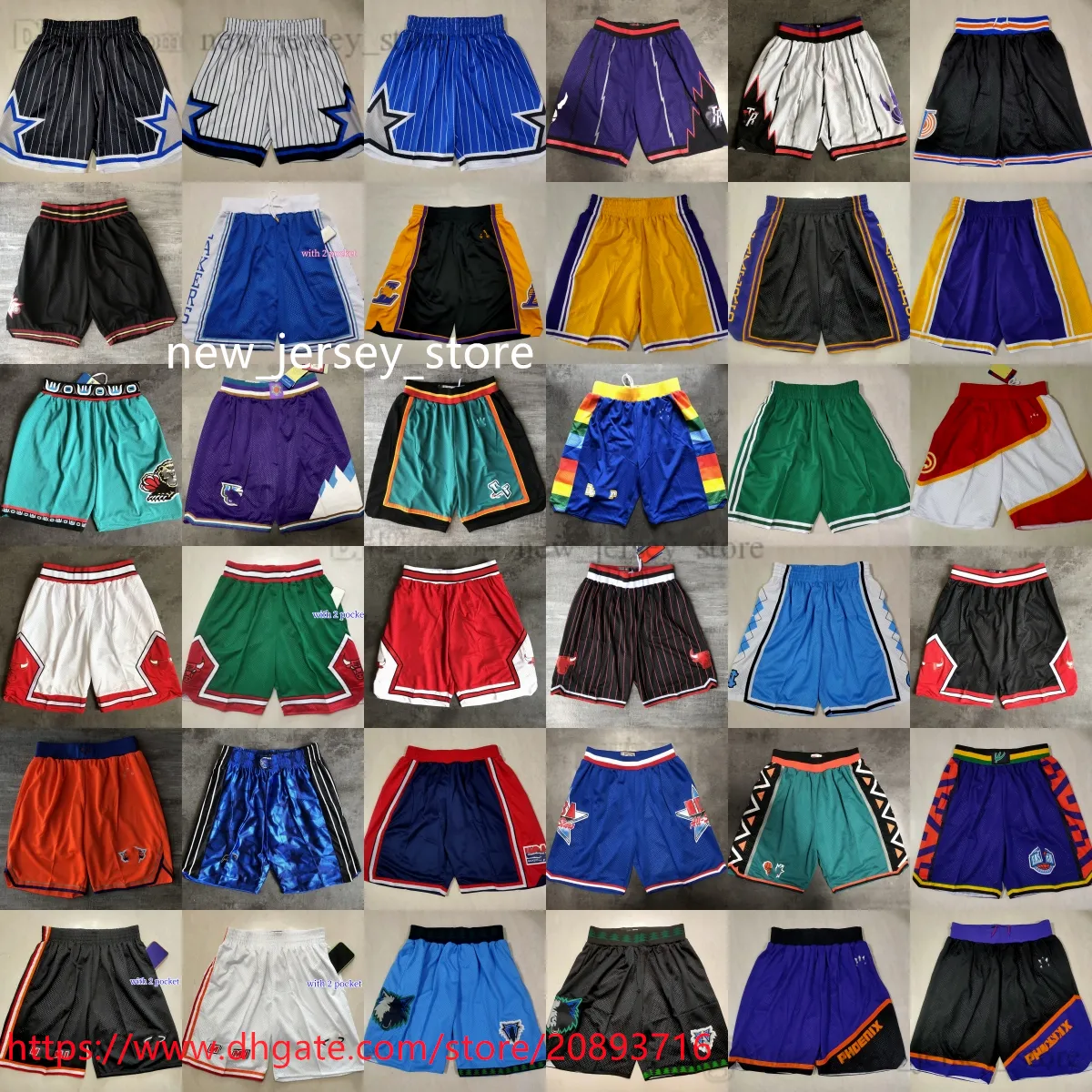 Men's Retro Mesh Basketball Shorts Breathable Gym Training 2024 All ...