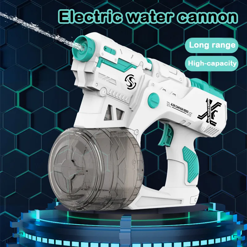Electric Water Gun With Large Capacity And Automatic Sprinkler Perfect ...