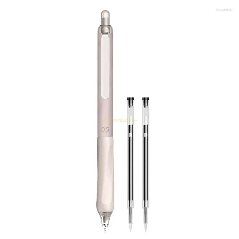 Smooth Writing Refillable Gel Pens - 0.5mm Retractable Pens with 2 Ink ...