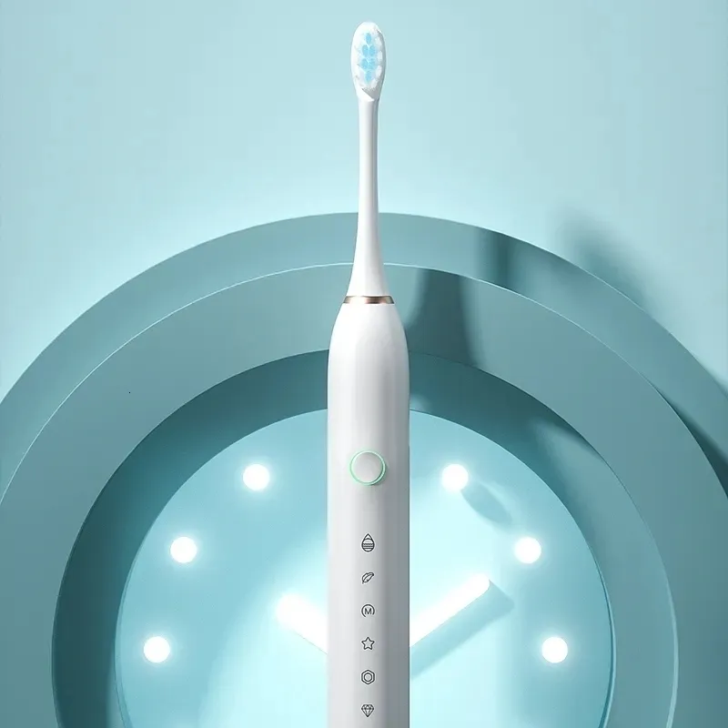 Rechargeable Sonic Electric Toothbrush - USB Charging, IPX7 Waterproof ...