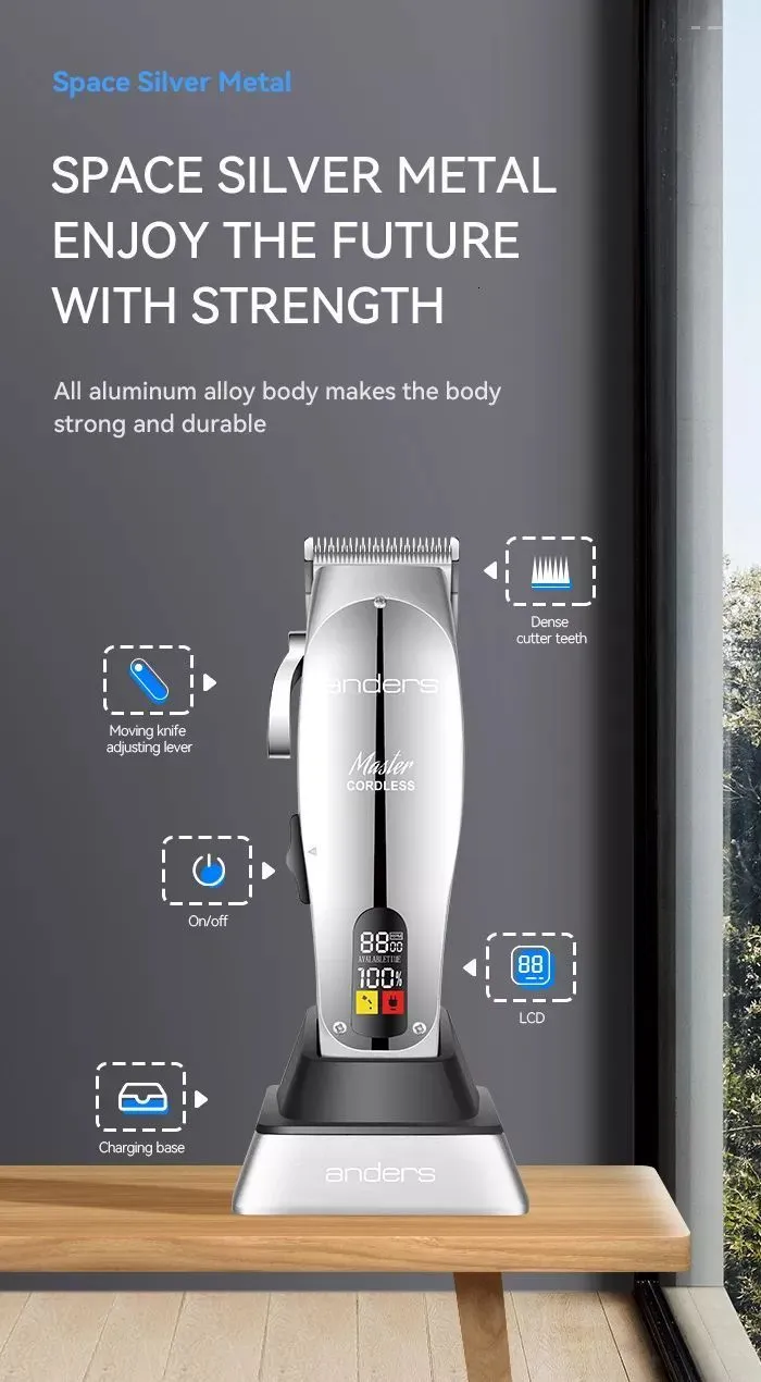 Professional Cordless Kiepe Trimmer For Men Adjustable Aluminum Alloy ...