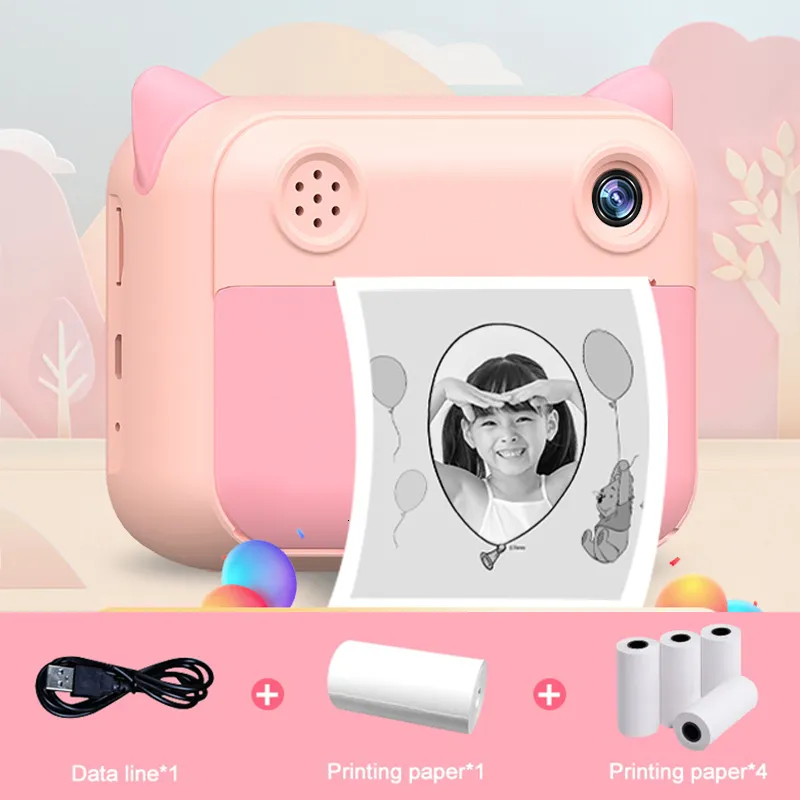 DHgate.com:2024 HD Kids Instant Print Camera for Children - Compact ...