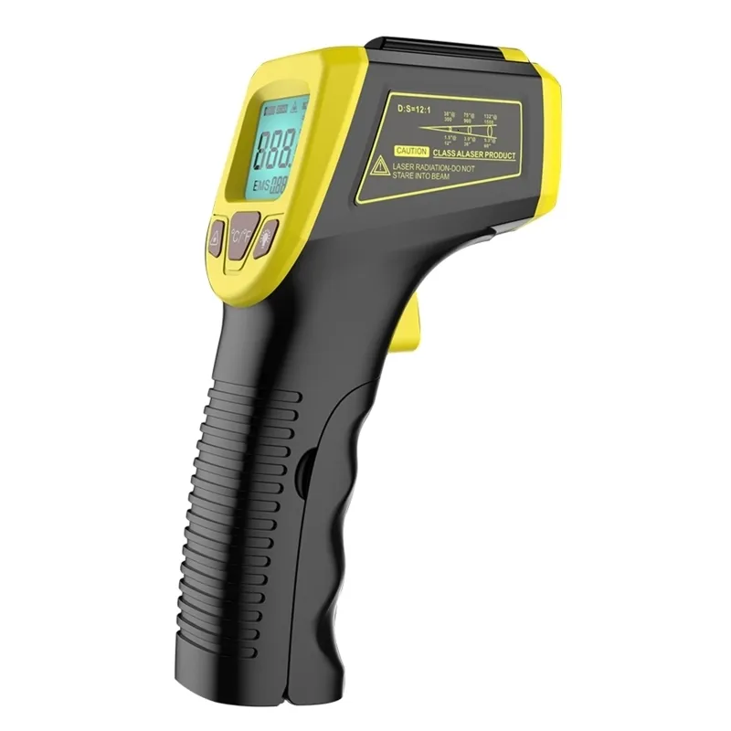 Non-Contact Thermometer: Industrial IR High Temperature LCD - Shop Now ...