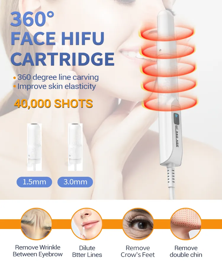 12D HIFU machine 5-in-1 facial lifting vaginal tightening ultrasound ...