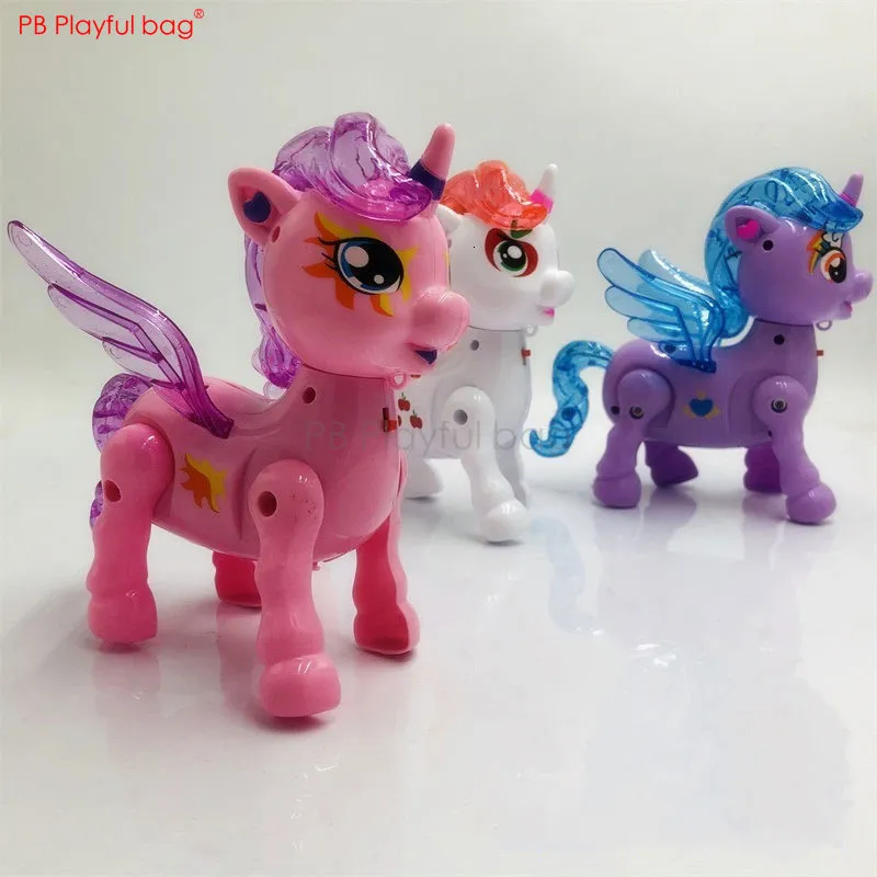 DHgate.com:Electric Light-up Unicorn Plush Toy: Musical, Walking Pet ...