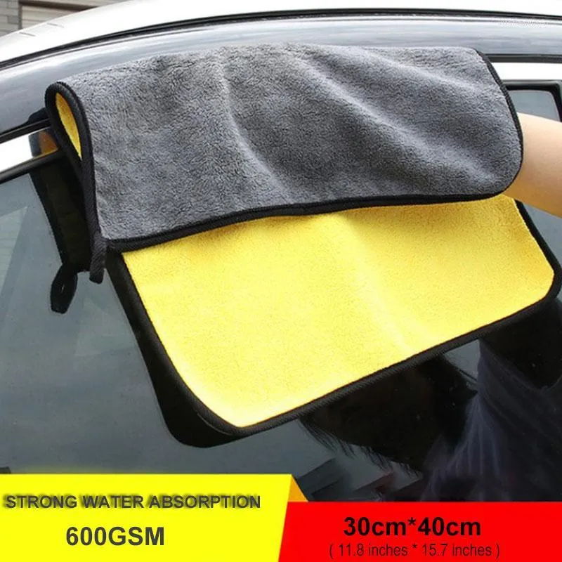 600GSM Microfiber Car Cleaning Cloth - Premium Car Wash Towel, Interior ...