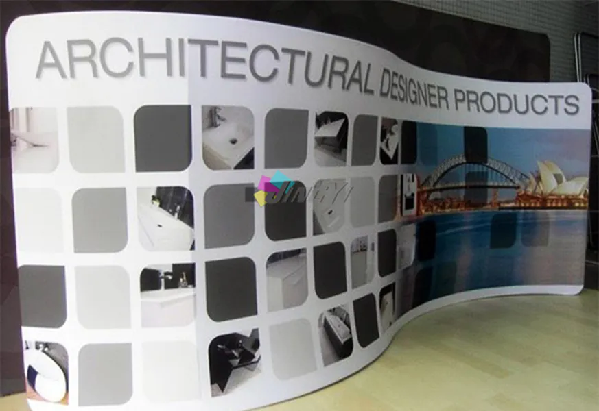 Custom Portable Backdrop Stand - Folding Tension Fabric Display ...