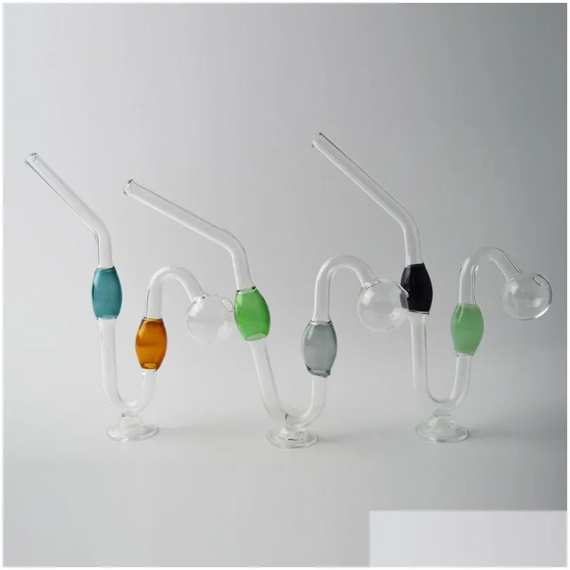 Pipas Para Fumar Quemador De Aceite Soporte Tipo Serpiente Vidrio ...