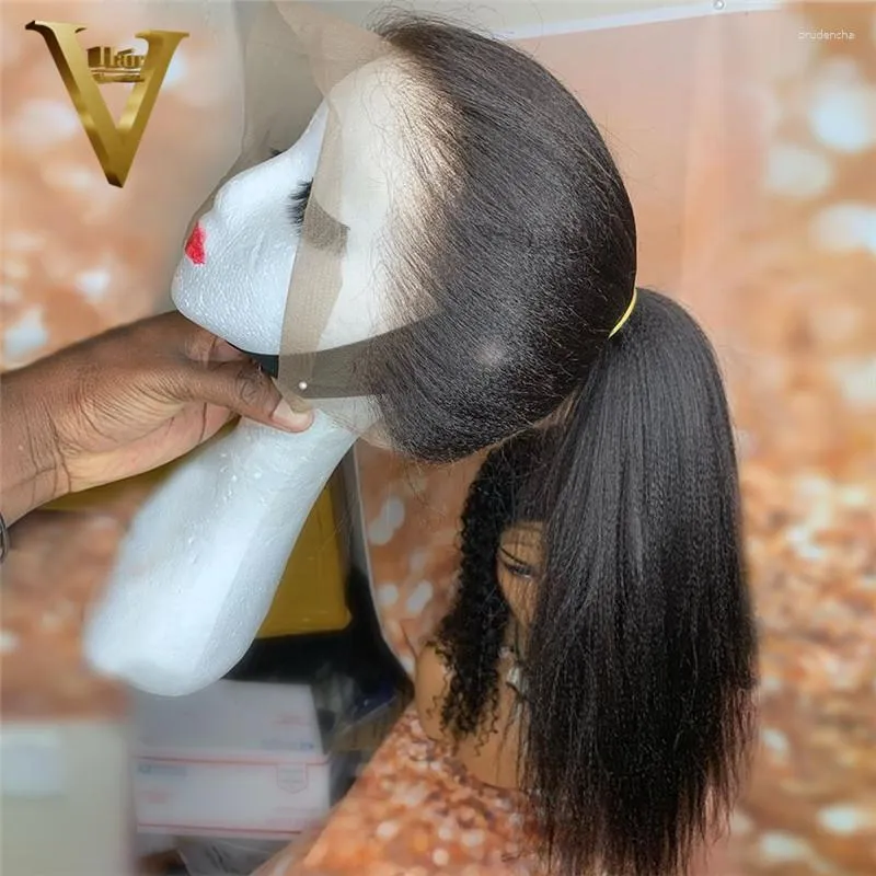 DHgate.com:Italian Yaki Human Hair Wig Full Lace Glueless Natural Color ...