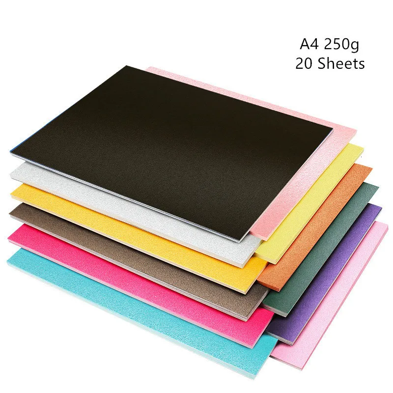Sparkling Paper A4 250g Pearlescent Cardstock For Crafting & Printing ...