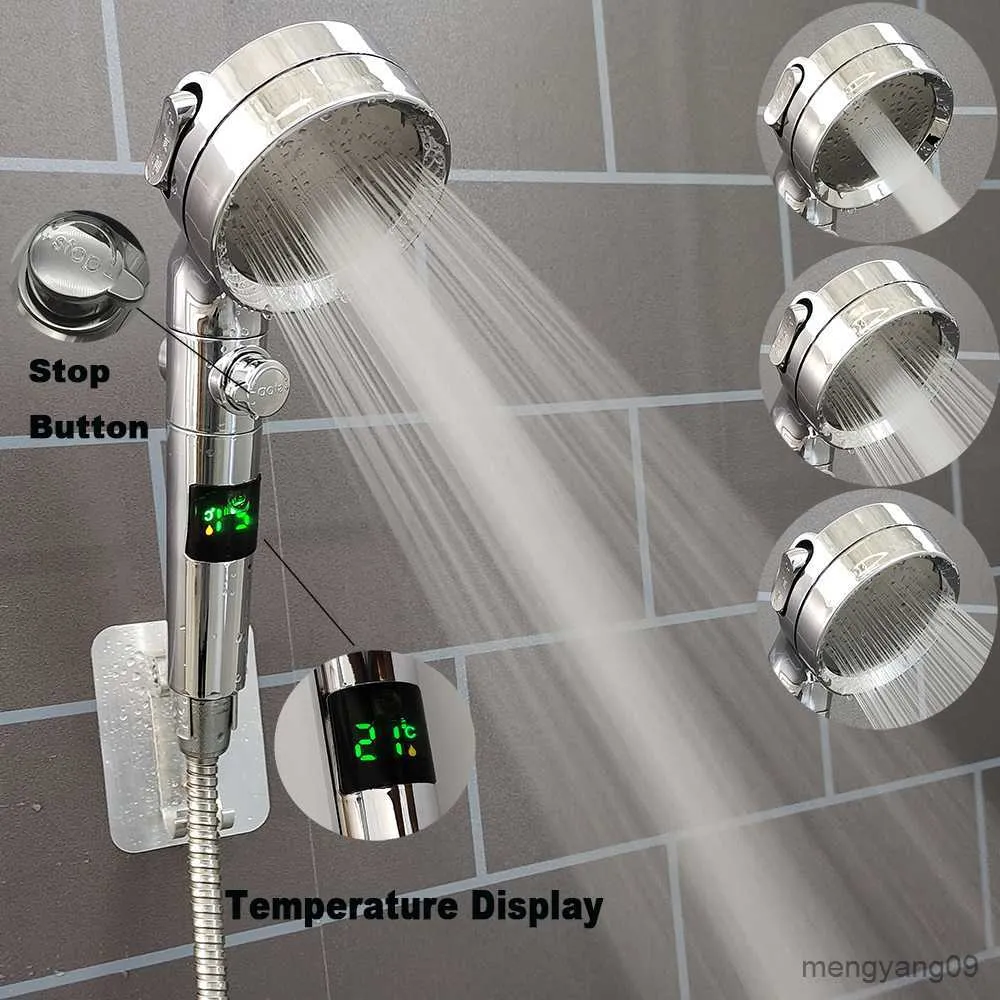 DHgate.com:High-Pressure Digital Display Showerhead with Multiple Modes ...