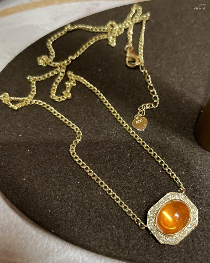 DHgate.com:Exquisite 18K Gold Pendant Necklace with 3.18ct Genuine ...
