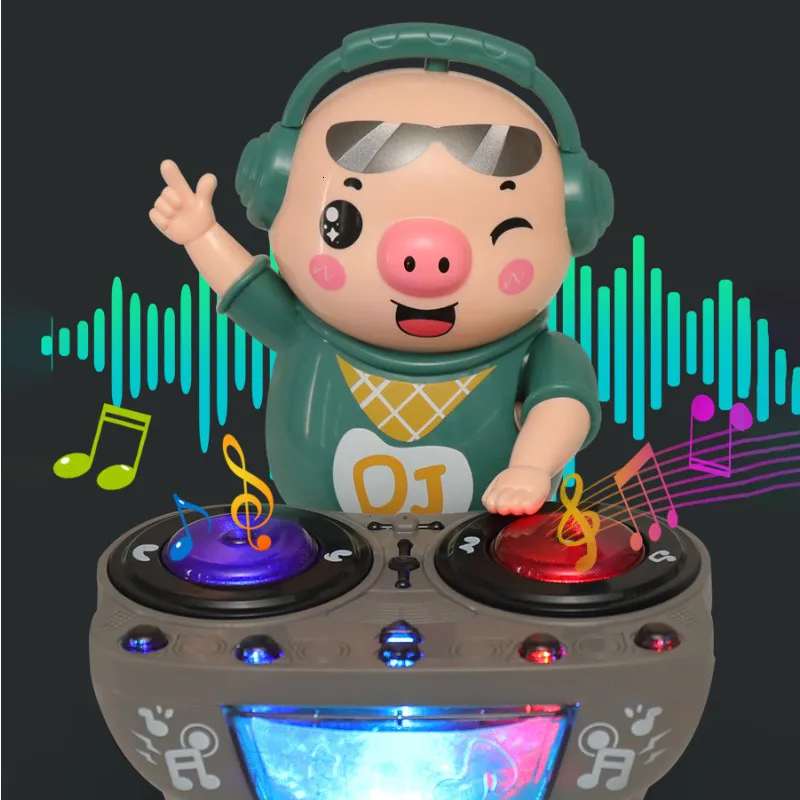 DHgate.com:Swinging Pig DJ Electric Toy with Disco Lights for Childrens ...