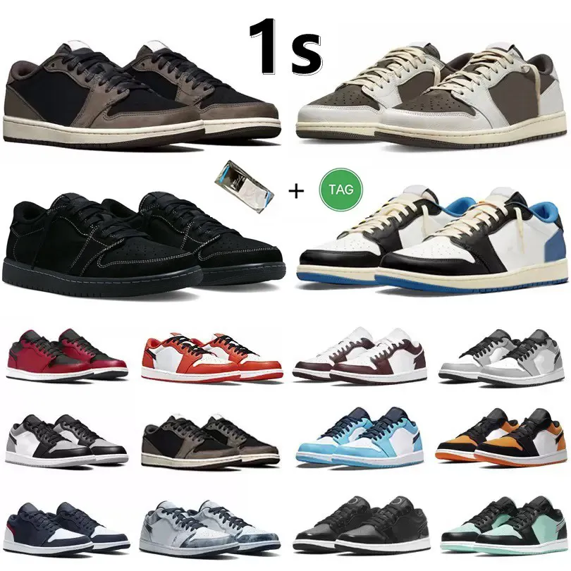 Low Top Jumpman 1s Sneakers Dark Mocha/White Camo/Wolf Grey Durable ...
